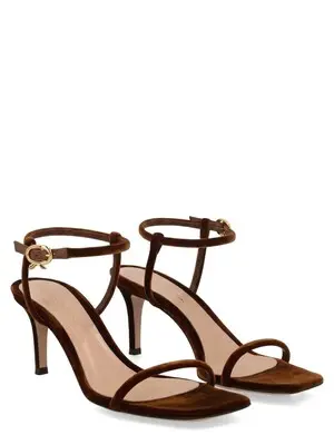 GIANVITO ROSSI Mayfair" Velvet Sandals