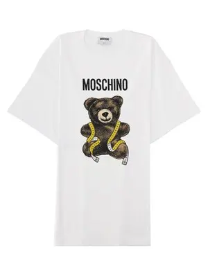 Moschino T-shirt Con Stampa "teddy