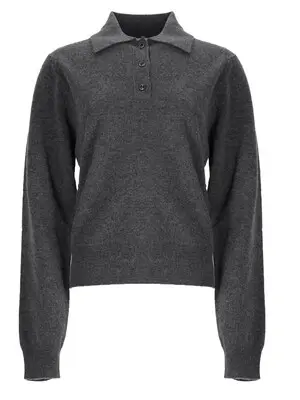 MAISON MARGIELA Top In Maglia Polo - Grey