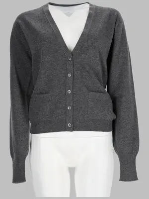 MAISON MARGIELA Cardigan In Lana - Grey