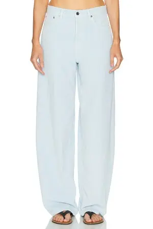 HAIKURE Velvet Pier Straight Leg Trousers - Sky