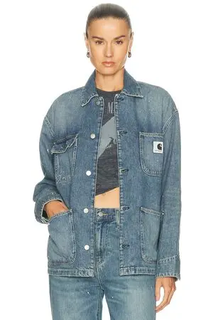 Carhartt Work In Progress Og Michigan Coat - Blue