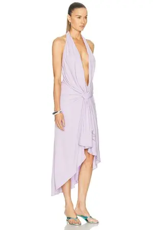 Christopher Esber Spire Cascade Midi Dress