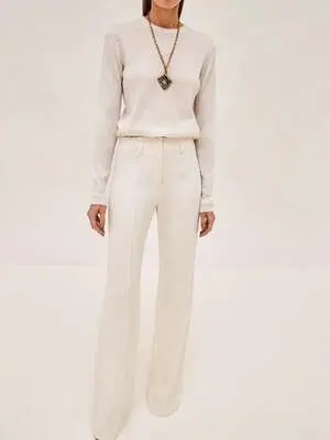 Alexis Laris Cashmere Crewneck Sweater