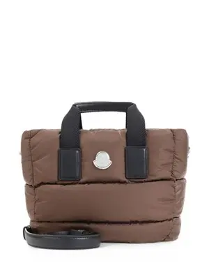 Moncler Caradoc Mini Nylon Tote - Red