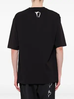 Y3 Printed Cotton T-shirt