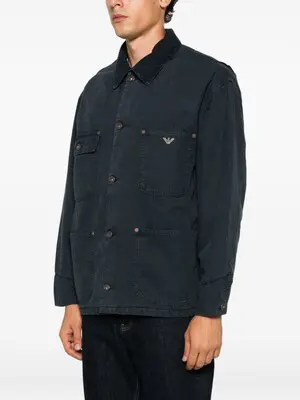 Emporio Armani Cotton Caban Coat