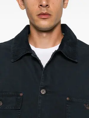 Emporio Armani Cotton Caban Coat