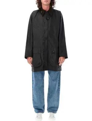 Barbour Classic Long Waxed Cotton Jacket - Verde