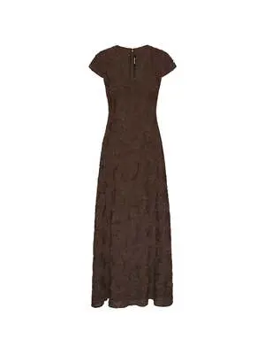 ROTATE BY BIRGER CHRISTENSEN Floral Mesh V-neck Mini Dress