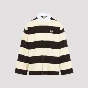 Balenciaga Hybrid Polo Shirt In 100% Cotton - Brown