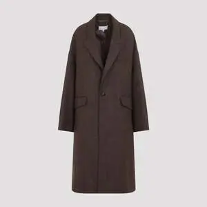 MAISON MARGIELA Wool Double-breasted Peacoat