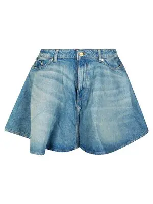 GANNI Mini Denim Skirt - Blu