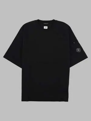 C.P. COMPANY C. P. Company Logo Cotton T-shirt - Black