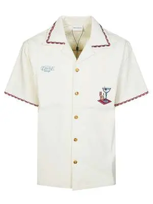 Drole De Monsieur Cocktail Shirt For - Bianco