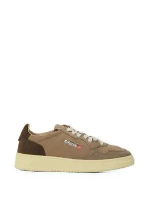 AUTRY AUTRY Suede Lace-Up Sneakers Marrone