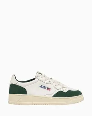 AUTRY AUTRY Suede Lace-Up Sneakers Verde