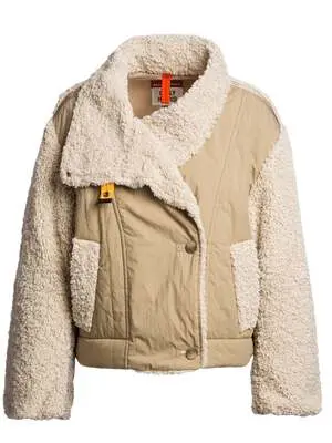 PARAJUMPERS Shearling And Cotton Blend Jacket