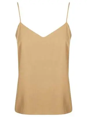 Max Mara Unghia Silk Top - Beige