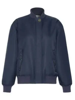 Sportmax Quilted Bomber Jacket - Blu