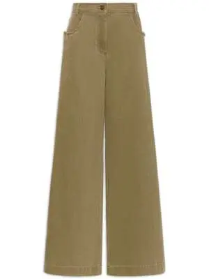 MAX MARA Max Mara 100% Cotton Wide Leg Jeans