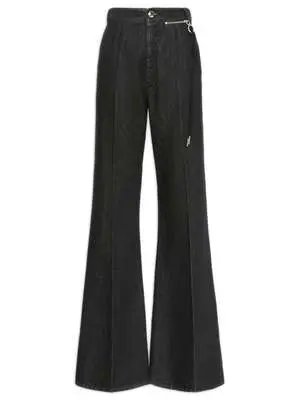 Sportmax Flared Jeans With Zip And Button Closure