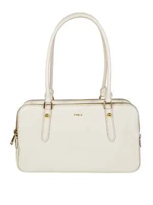 Furla Giulia Medium Boston Handbag - Beige