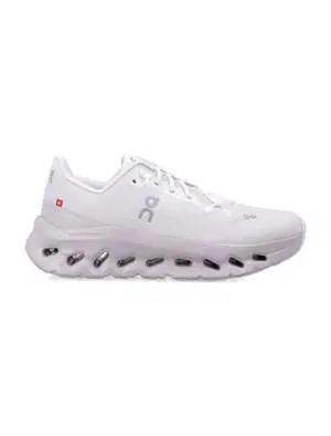 On Recycled Polyester Performance Sneakers - Ether Ivory