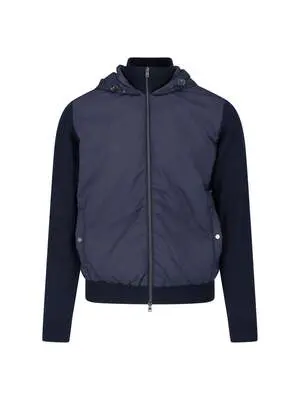 Herno Quilted Cotton Jacket With Polyester Padding - Blue