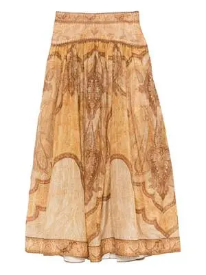 ZIMMERMANN ZIMMERMANN Embroidered Mini Skirt