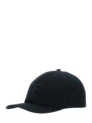 TOM FORD Embroidered Logo Baseball Cap - Black