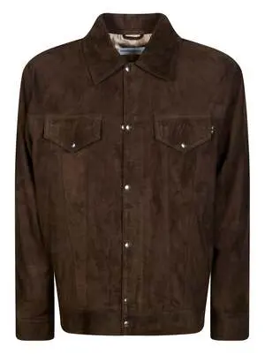 DEPARTMENT 5 Suede Jacket - Marrone