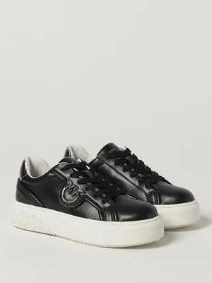 Pinko Logo Embellished Platform Sneakers
