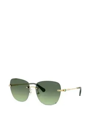 SWAROVSKI Square-frame Sunglasses - Green