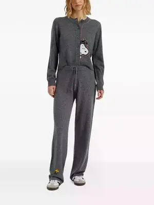 Chinti & Parker Peanuts Motif Wide-leg Track Pants