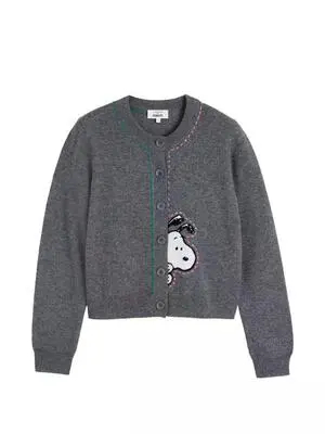 Chinti & Parker Snoopy Peep Cardigan