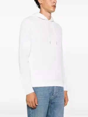 MAGAZZINO RICAMBI Ribbed Knit Drawstring Hoodie