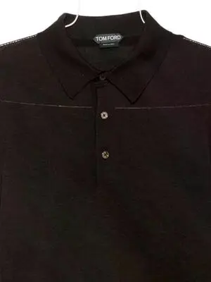 TOM FORD Long-sleeve Buttoned Polo Shirt