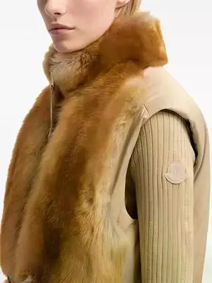 Moncler Blaireau 2-in-1 Shearling Down Jacket