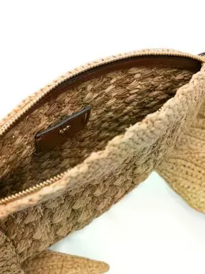 ANYA HINDMARCH Fish-shape Woven Clutch Bag