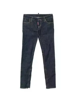 Dsquared2 Low-rise Jeans With Contrast Stitching