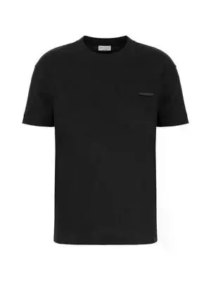 Brunello Cucinelli Monili Embellished T-shirt - Black