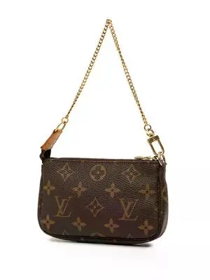 LOUIS VUITTON 2005 Monogram Mini Pochette Accessoires Handbag