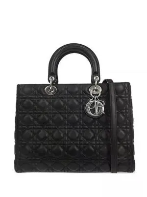 Dior Lady Tote Bag - Black