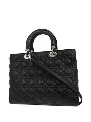 Dior Lady Tote Bag - Black
