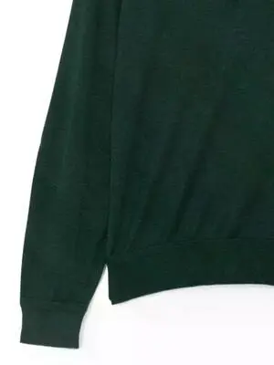 TOM FORD Long-sleeve Polo Shirt - Green