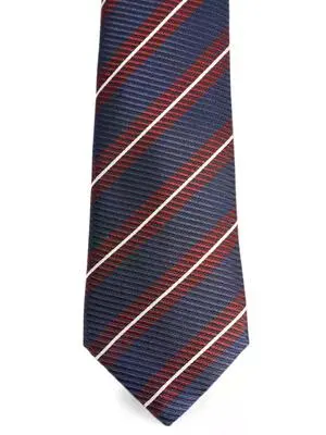 Giorgio Armani Silk Diagonal-stripe Neck Tie