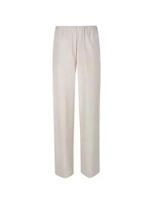 Fabiana Filippi Straight-leg Trousers With Elasticated Waistband - Neutrals
