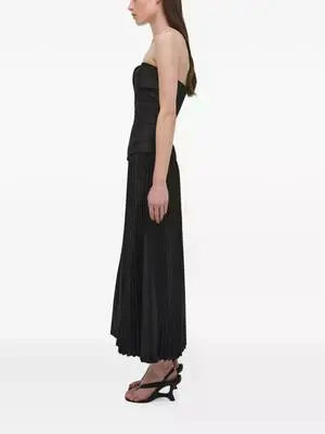 Simkhai Arie Ruched Bustier Midi Dress