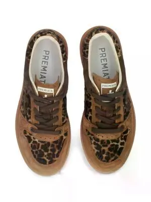 Premiata Quinn 8643 Sneakers Leopard Print